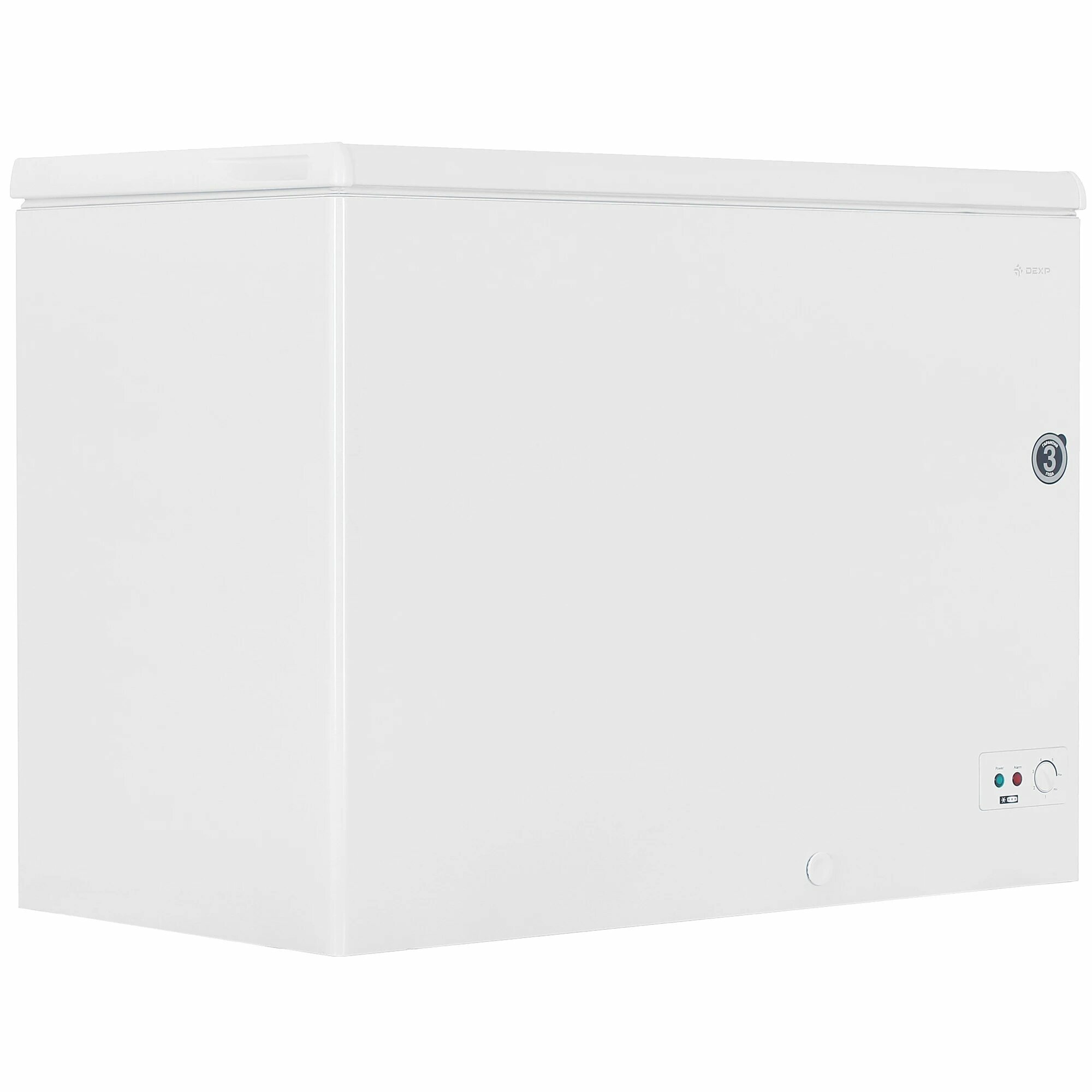 Морозильный Ларь DEXP C2-30AHR, мощность замораживания до 18кг/сутки, белый