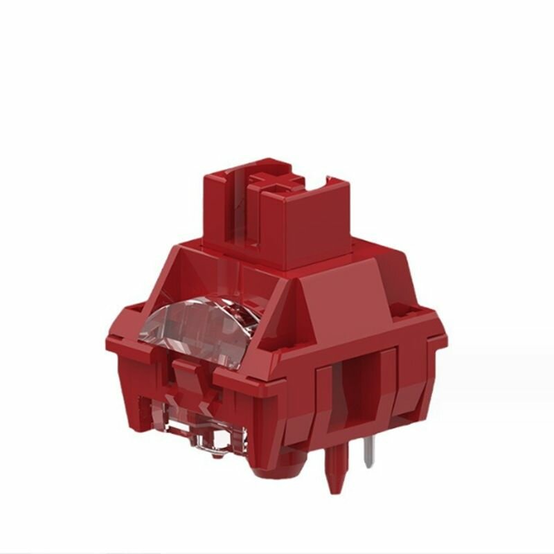 Переключатели свитчи ТТС v2 для механической клавиатуры, Огненно-Красный, 100шт