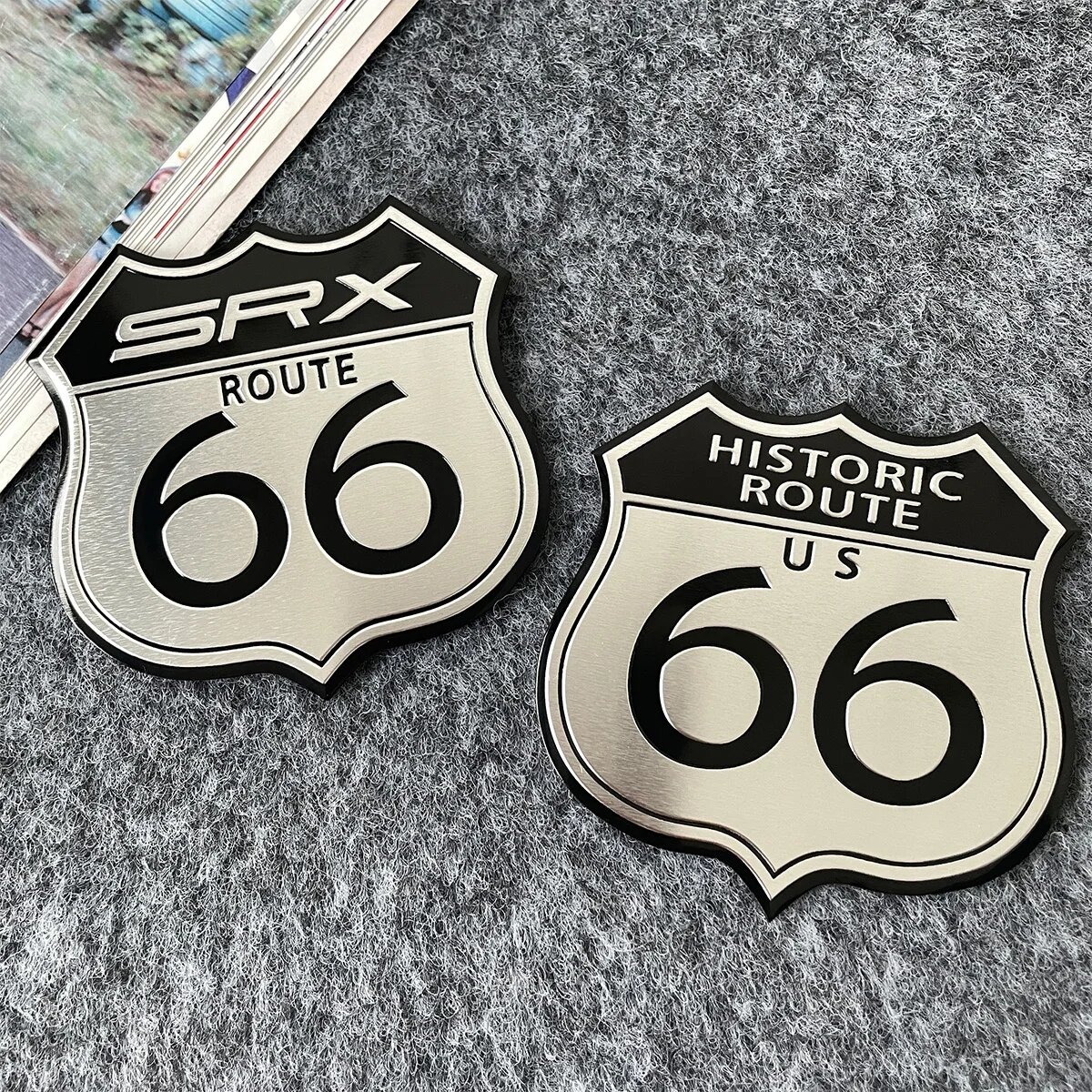 3D-наклейка С Эмблемой Мотоцикла Route 66 В Ретро-стиле, Наклейка На Топливный Бак Для Moto SET B