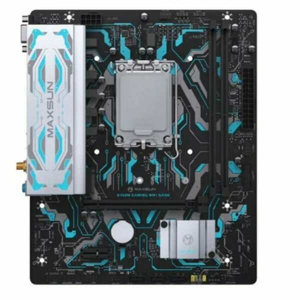 Материнская плата Maxsun MS-B760M GAMING WIFI GANK V2, LGA 1700, Intel B760, 2xDDR5, 4xSATA, 1xM.2, 1xPCIe 4.0 x16, 1xPCIe 3.0 x4, 1xHDMI, 1xVGA, 1x1G