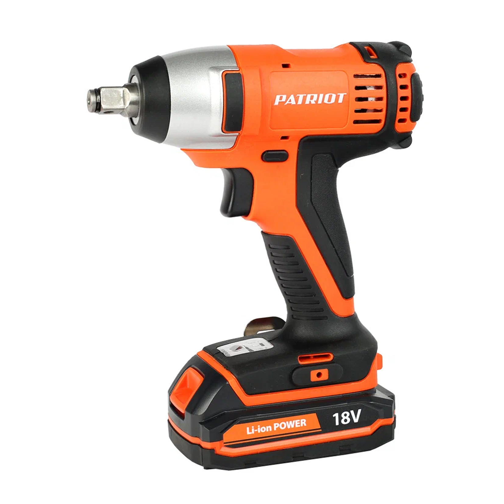 Гайковерт ударный аккумуляторный PATRIOT BR 180 1/2 Li, 18В, крутящий 140Нм