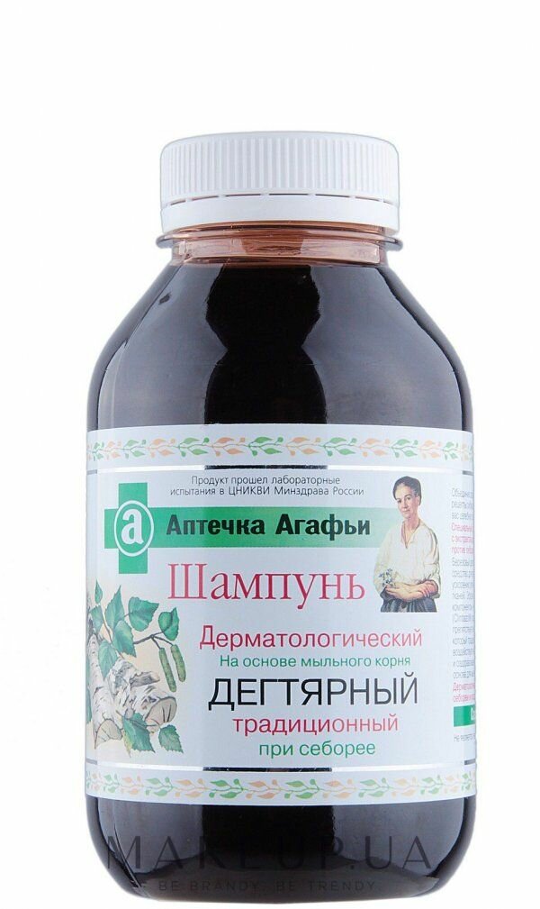 Шампунь для волос аптечка агафьи 300мл дегтярный дерматологический от перхоти