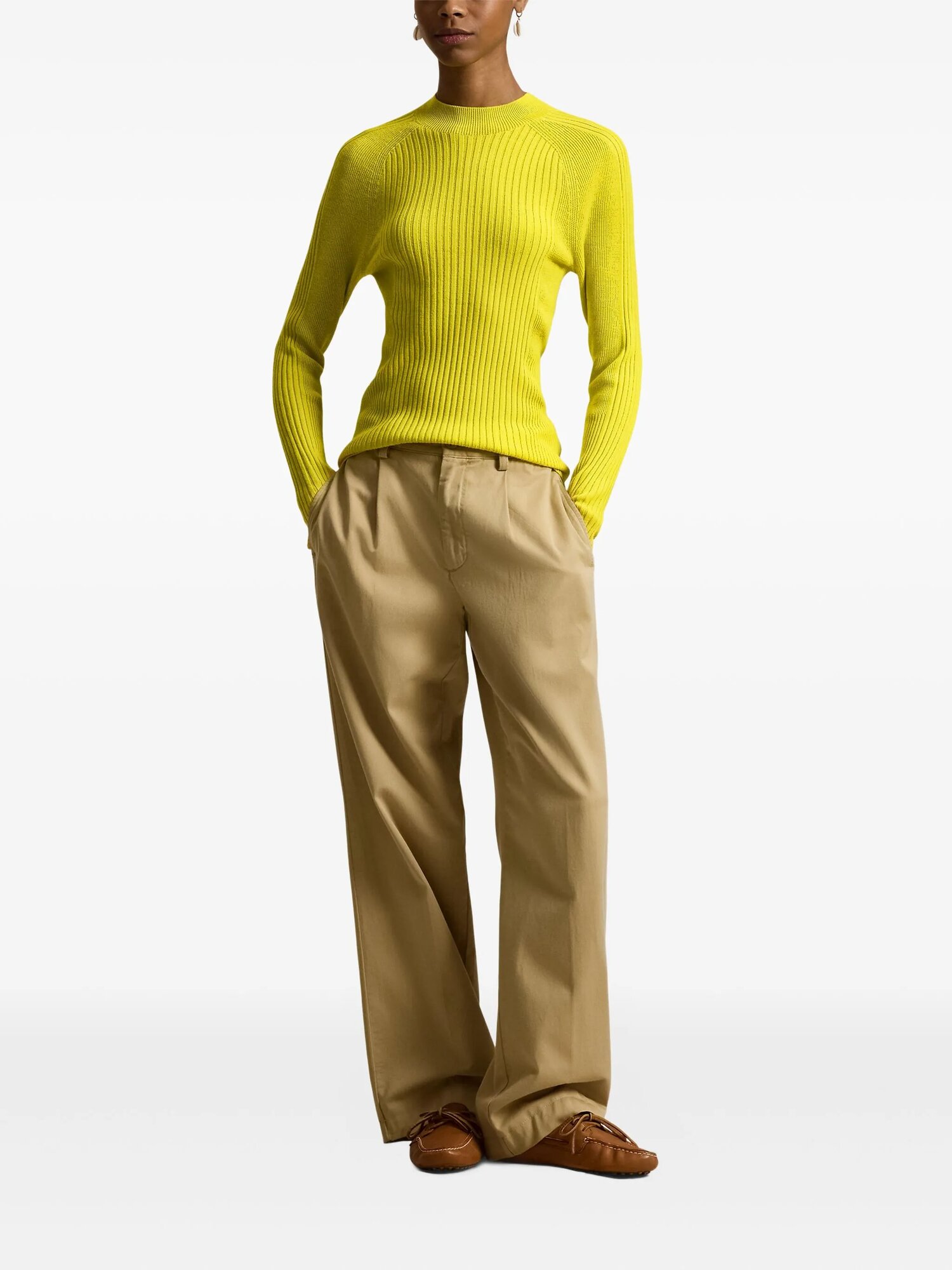 Свитер Polo Ralph Lauren, размер 40, , ochre yellow — фото 1
