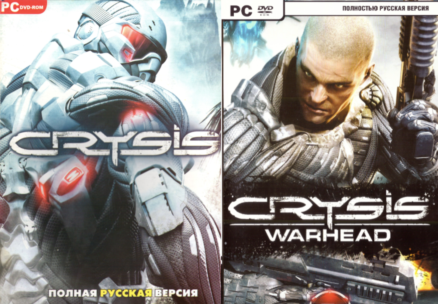 Игра для компьютера: Crysis + Crysis Warhead (2 DVD-box) русская версия