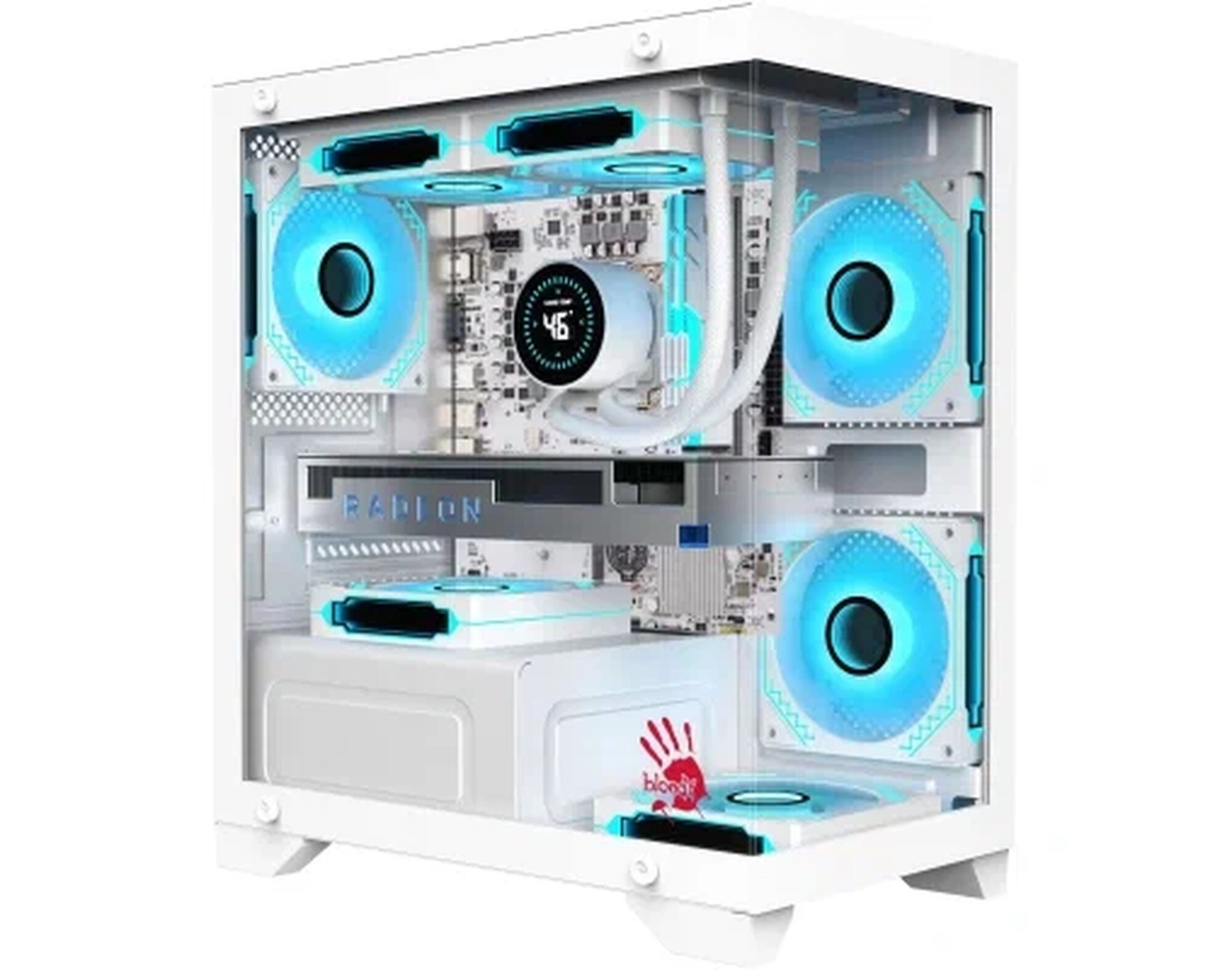 Компьютерный корпус mATX Bloody BD-CC103 белый (bd-cc103-wh)