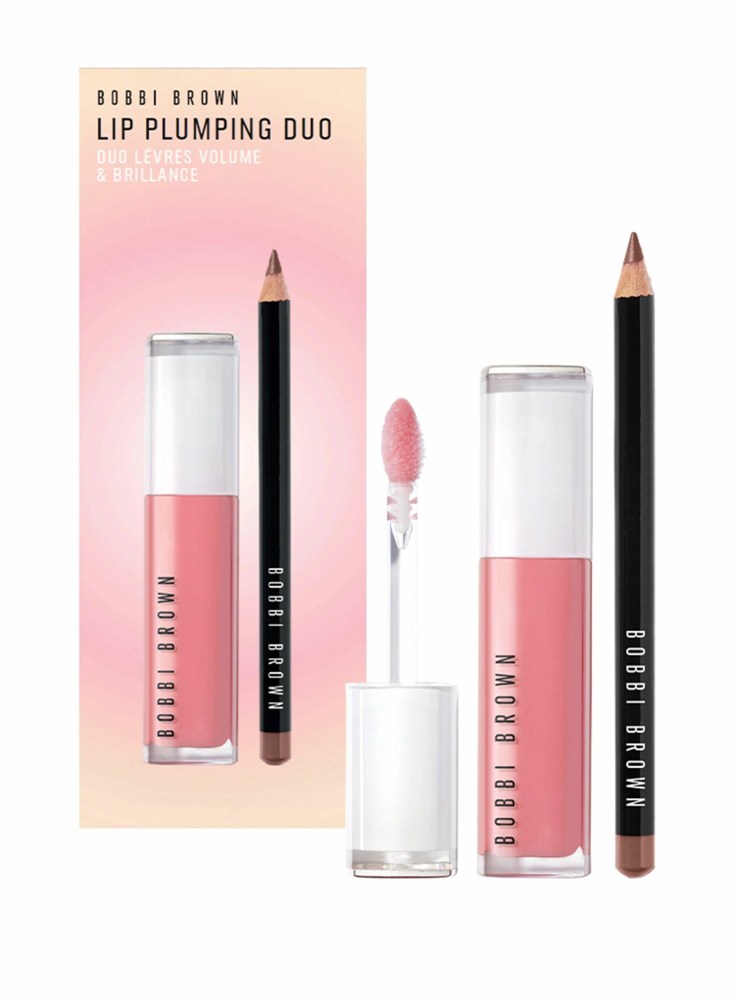 Bobbi Brown Набор для макияжа, бальзам и карандаш для губ LIP PLUMPING DUO