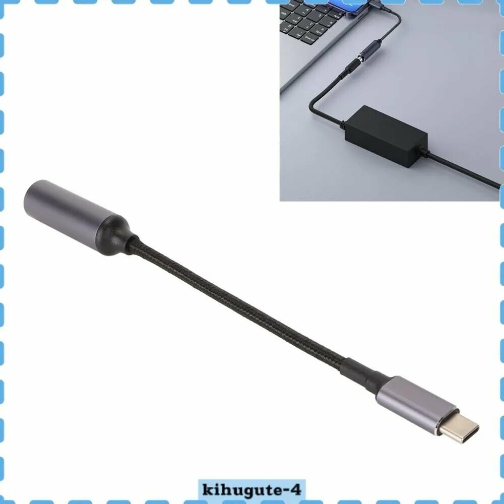 Универсальный кабель питания DC 5.5mmx1.7mm до Type C, легкий и портативный для зарядки устройств