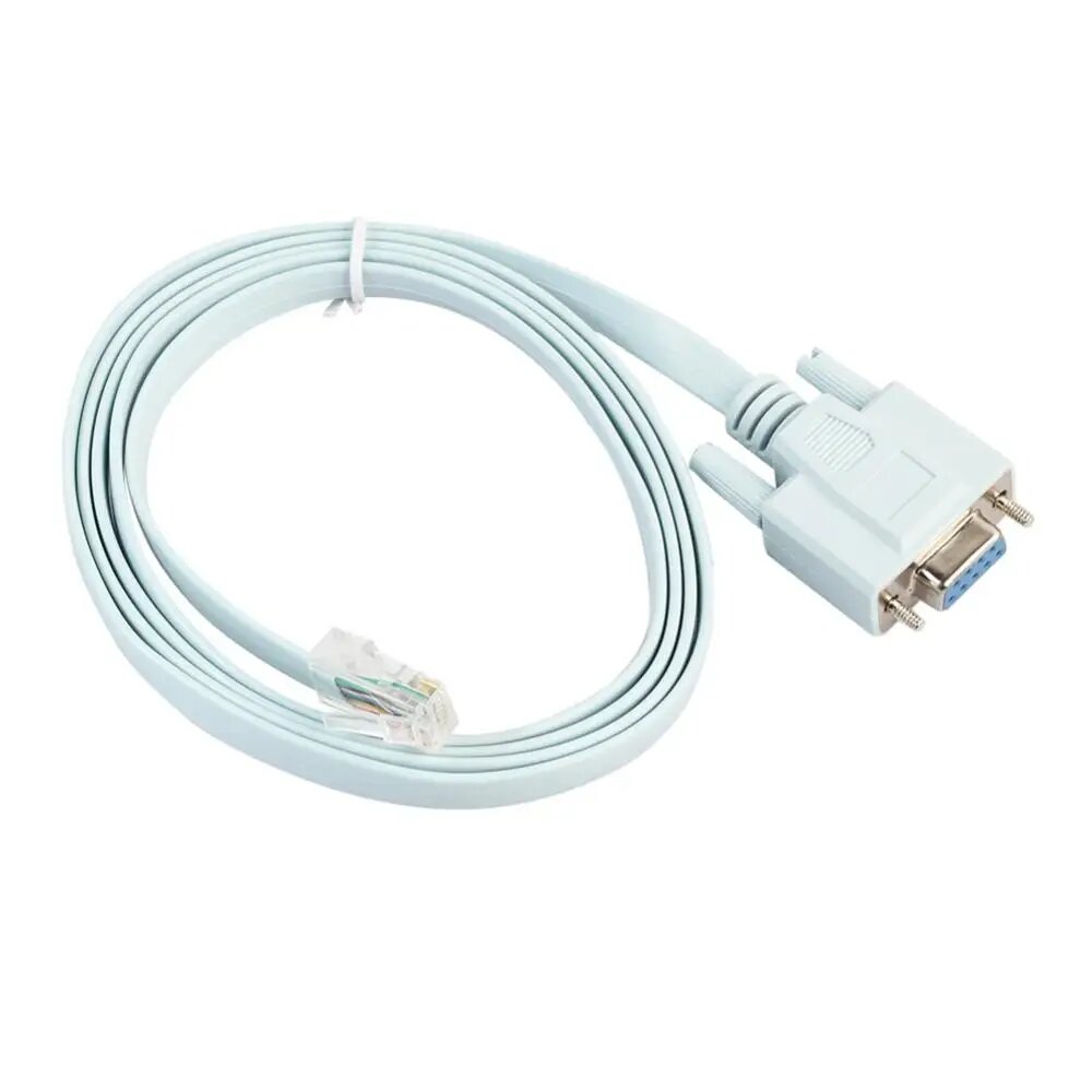 Последовательный кабель для консоли Ethernet 5ft 9Pin DB9 RS232 к RJ45 Cat5