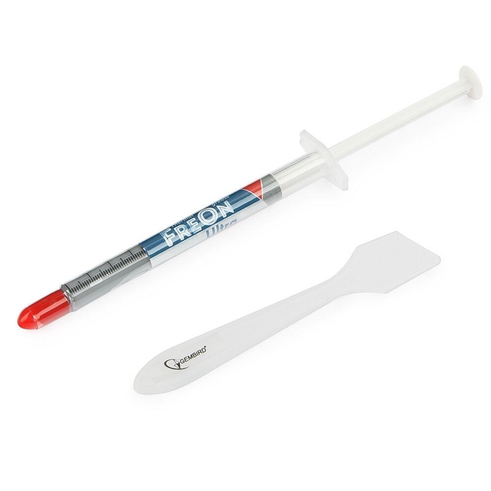 Термо паста Gembird FreOn Ultra GF-21-1.5 для радиаторов, 1,5гр, шприц