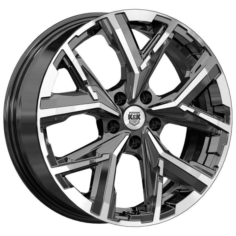 Диск колесный КиК Айона (КС1169) 6,5x18 5x114,3 Dia66.1 ET40 цвет алмаз черный