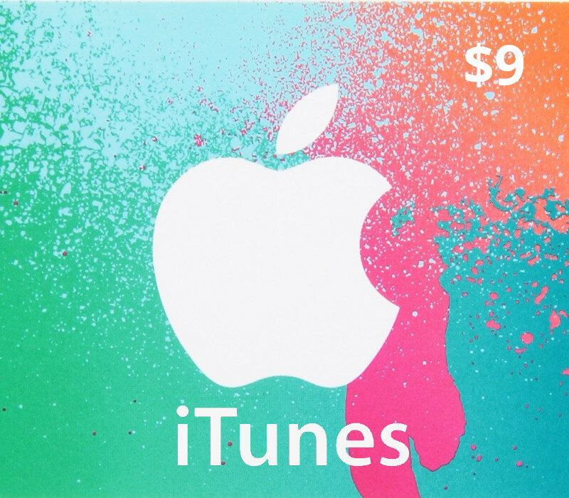 Пополнение Itunes Apple 9 USD долларов Северная Америка