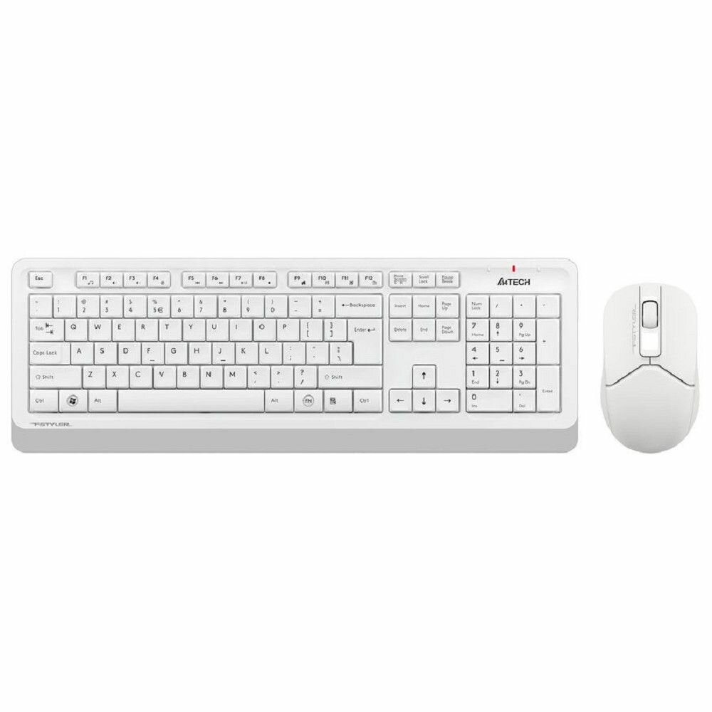 A4Tech Клавиатура + мышь A4Tech Fstyler FG1012 клав: белый мышь: белый USB беспроводная Multimedia 1599042