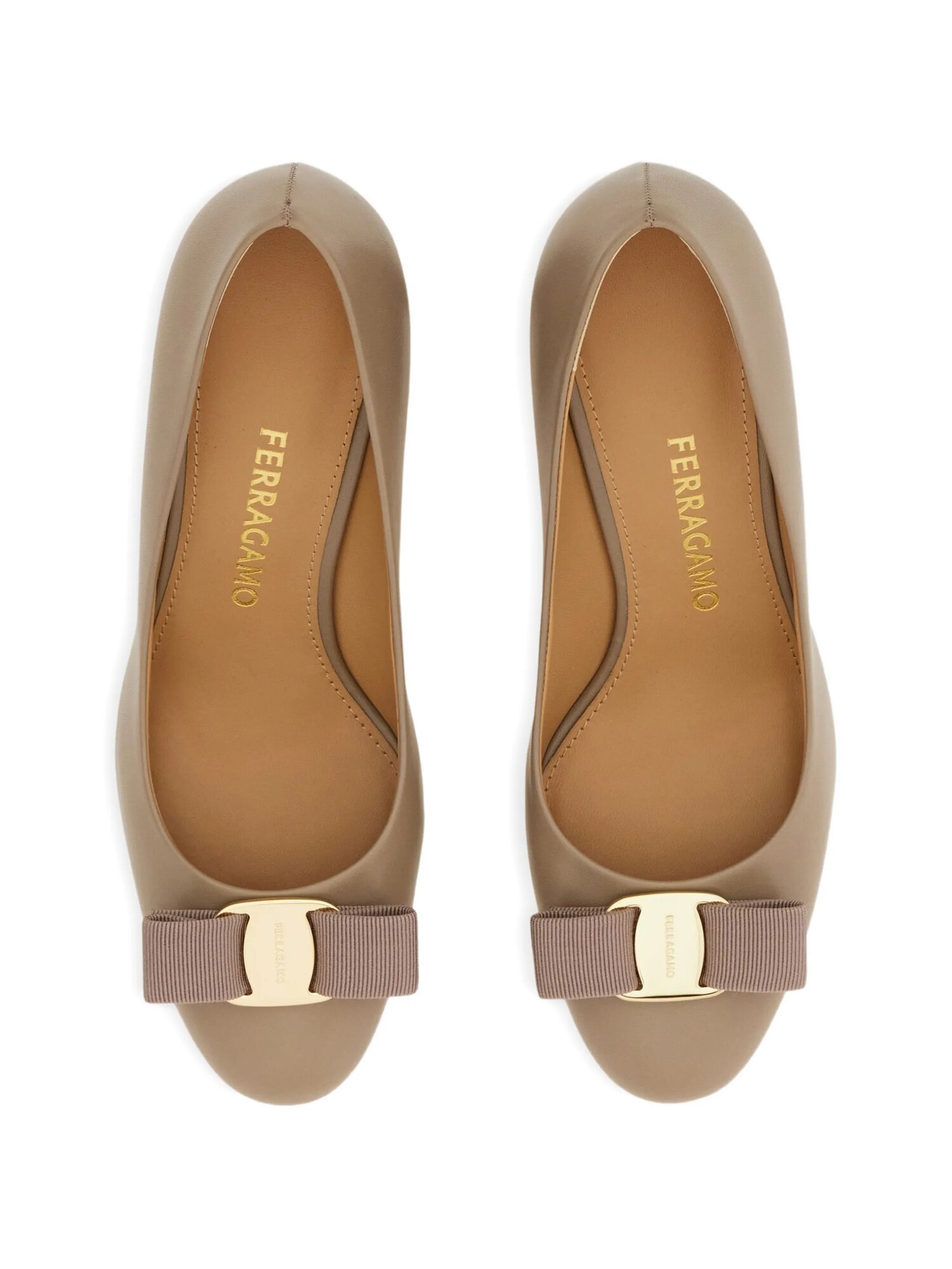 Туфли Salvatore Ferragamo Vara Bow, размер 10.5, разноцветный — фото 1