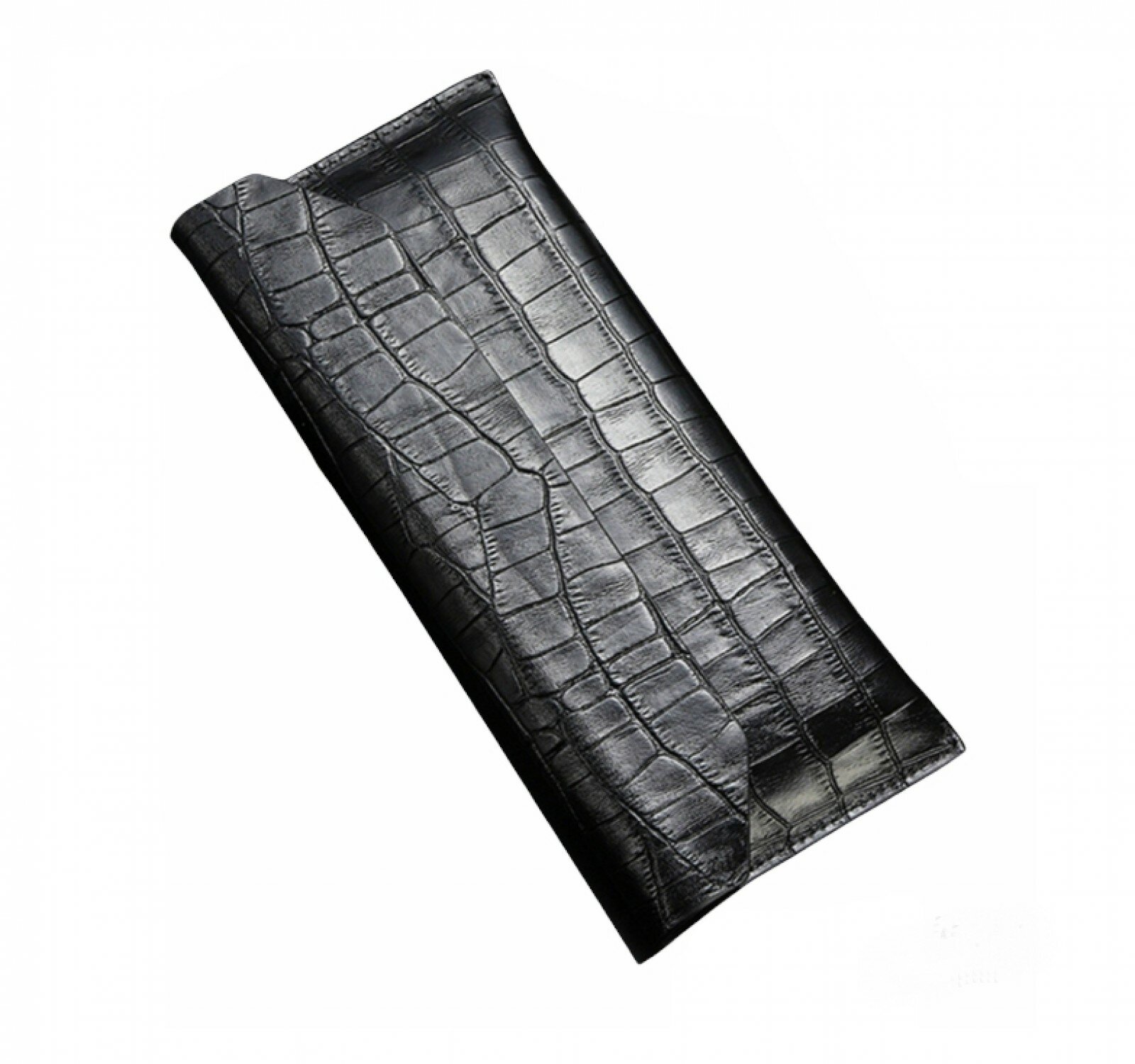 Чехол-кобура Чехол. ру для Samsung Galaxy Z Fold 3 из натуральной кожи теленка с фактурой кожи крокодила