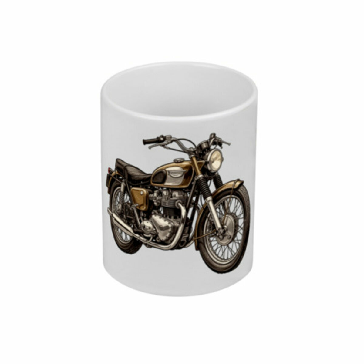Кружка «Вечная классика байк мотоцикл» (белый)
