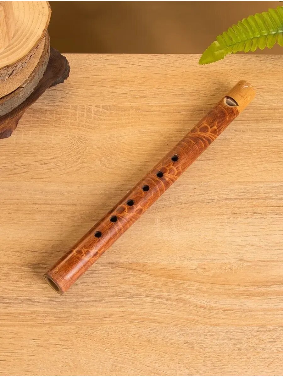 Эко-флейта из бамбука для творчества и развлечений