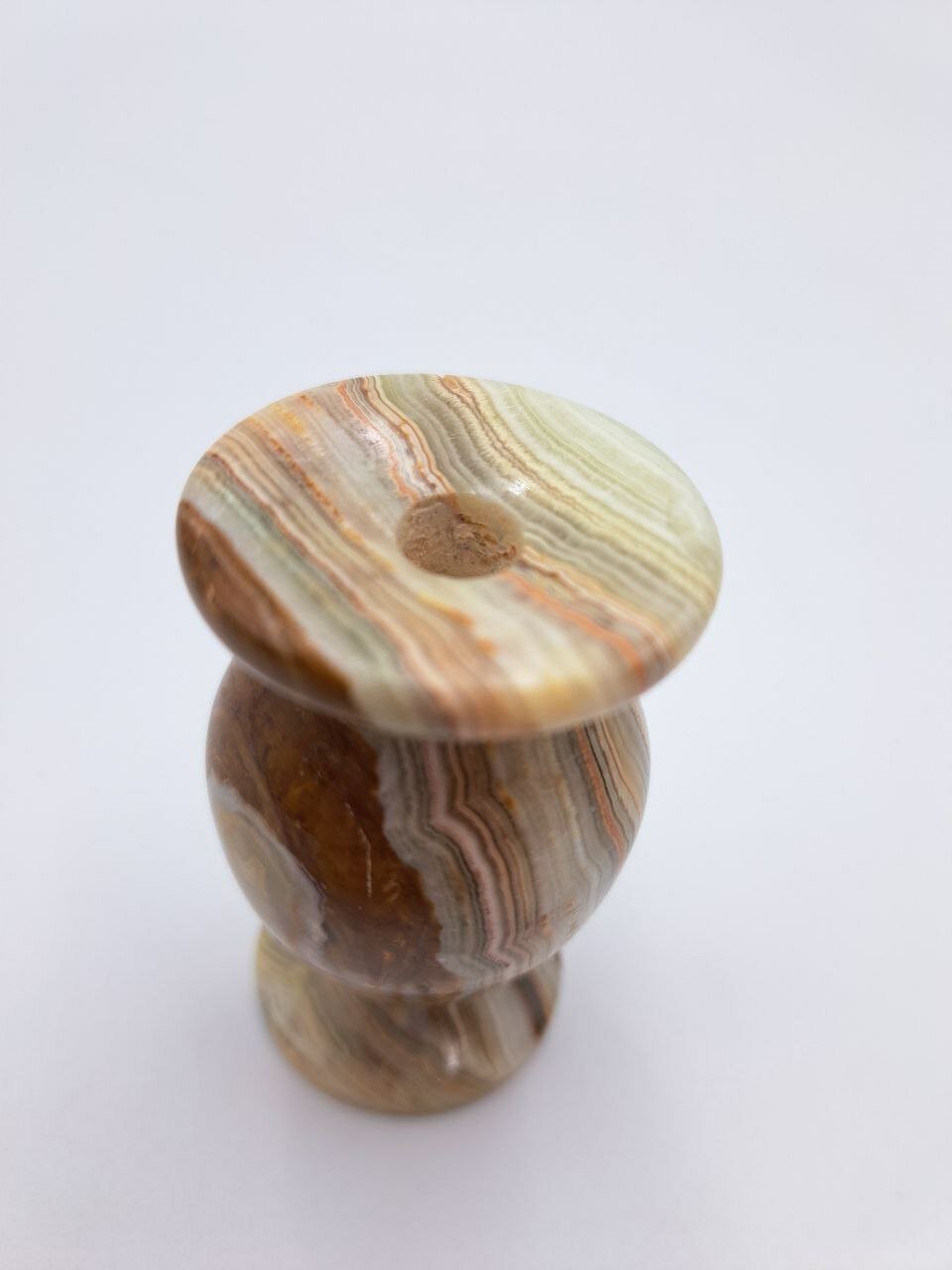 Подсвечник "Церковный подсвечник из натурального камня оникс" от бренда Present61