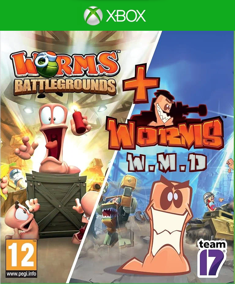 Игра Worms Battlegrounds + Worms W.M.D для Xbox One/Series X|S, Русский язык, электронный ключ