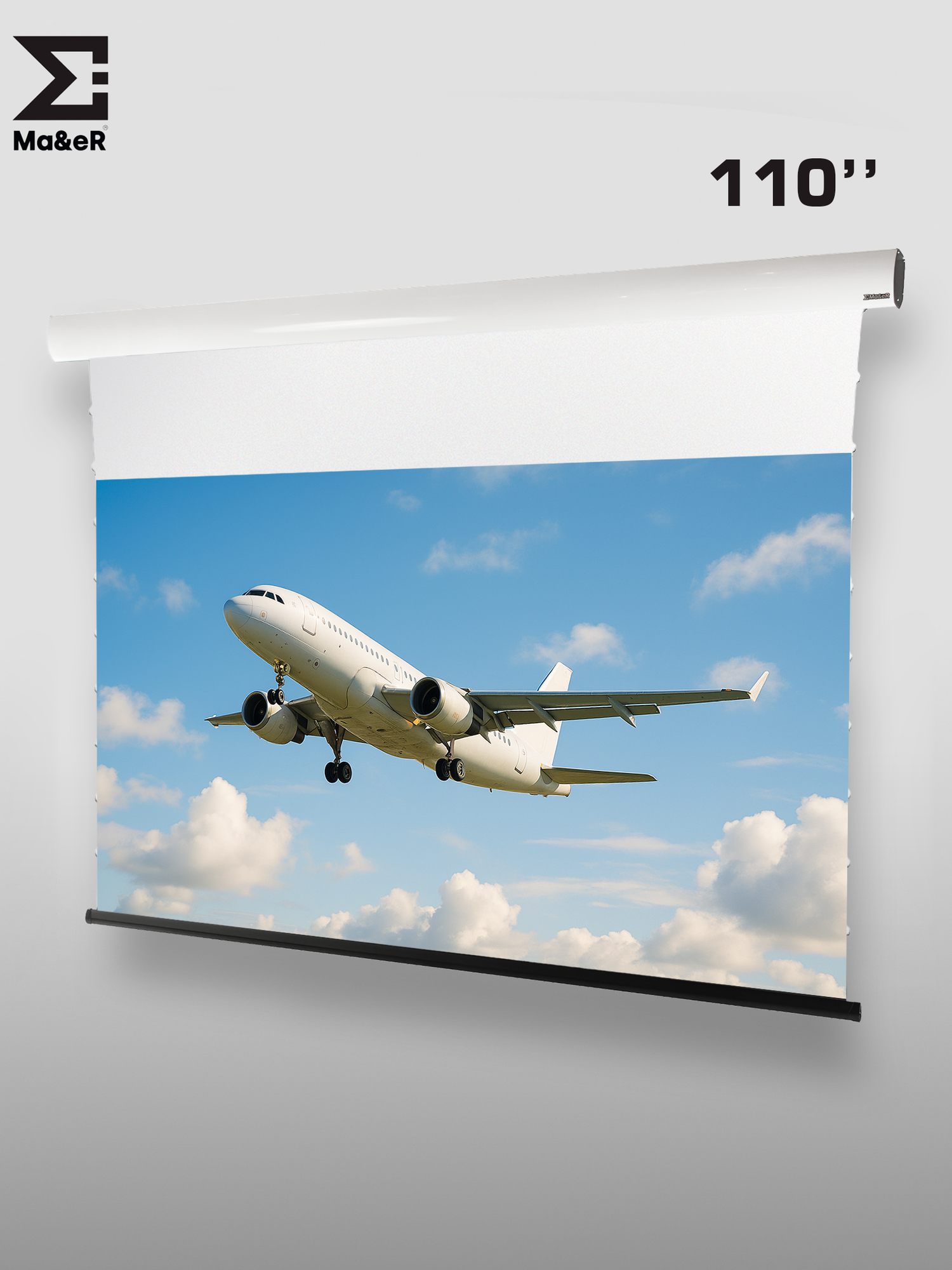 Cinema Matte White 110" 16:9 Экран моторизированный настенно-потолочный для проекторов