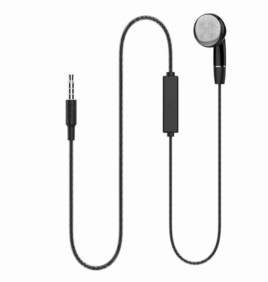 Наушник Hoco M61 Nice Tone Single Ear на одно ухо, с микрофоном, Черный