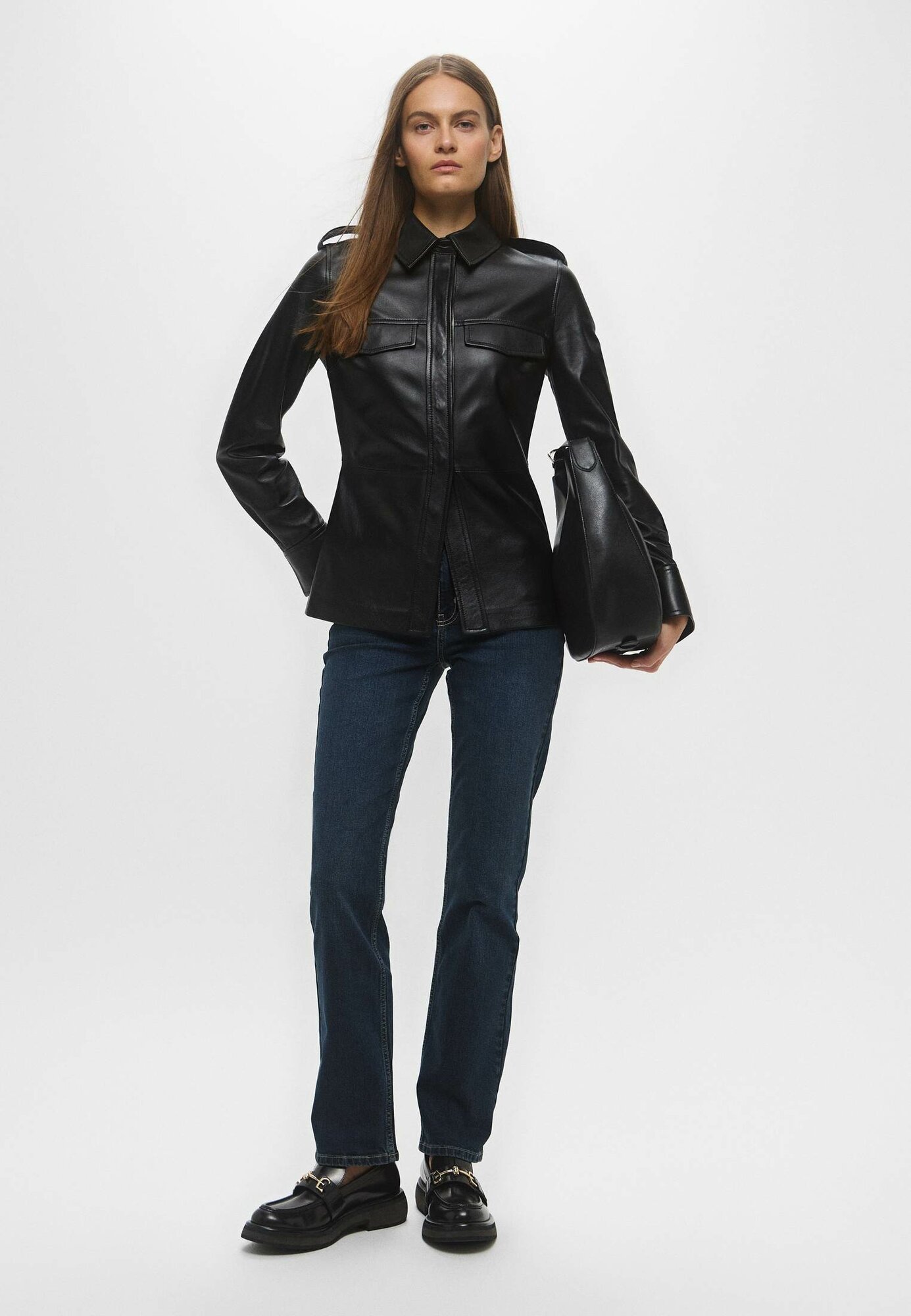 Джинсы зауженные KARL LAGERFELD JEANS, размер 29/32, темно-синий — фото 1