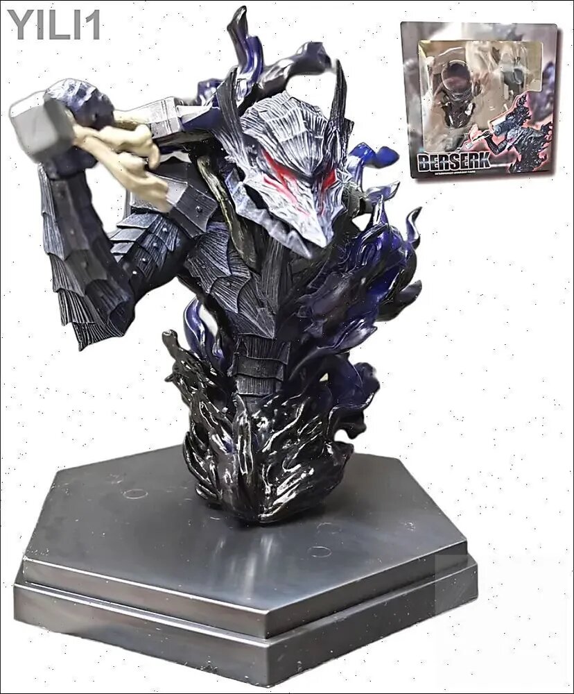 Фигурка Берсерк Гатс, Черный мечник / Berserk Guts armor, Black Soldier bust (12см, тех. упак)