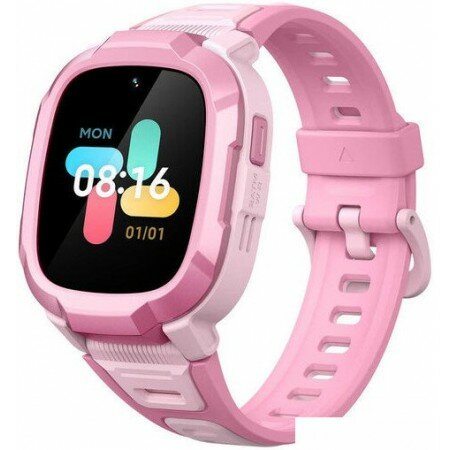 Детские умные часы Mibro Kids P6 (розовый), синхронизация с Android/iOS, экран TFT 1.4", SIM-карта, Bluetooth 4.2