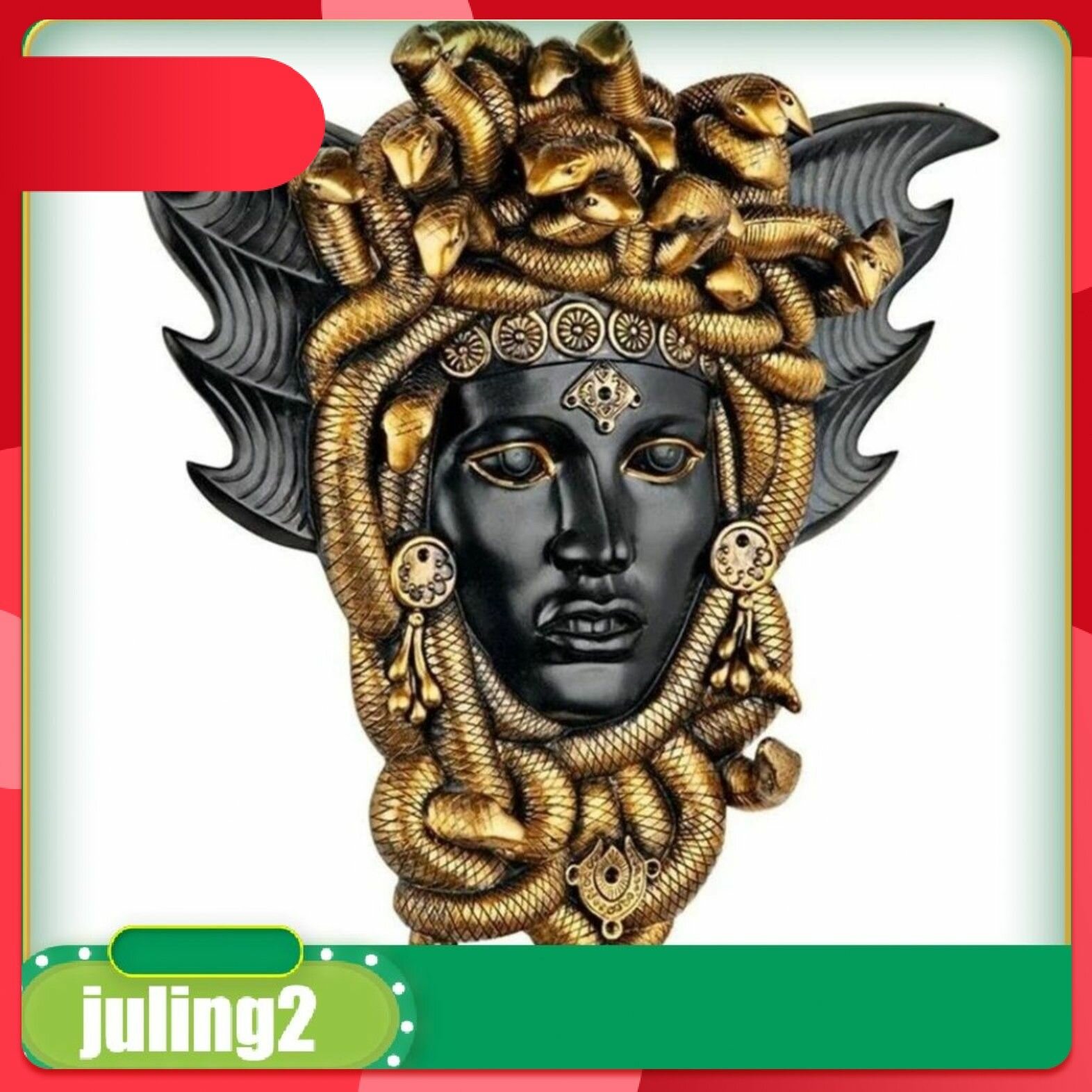 Эксклюзивная статуя богини Афины из смолы