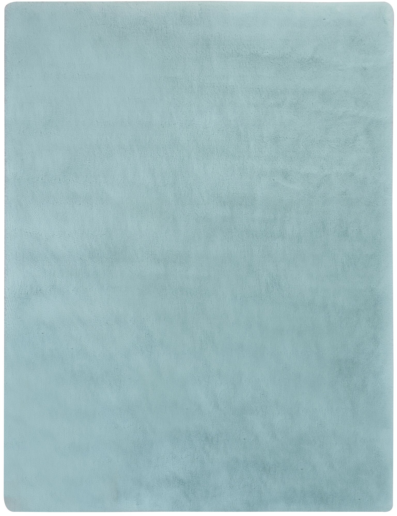 Коврик из высокоплотного искусственного кроличьего меха "REX морской" 60х120 см