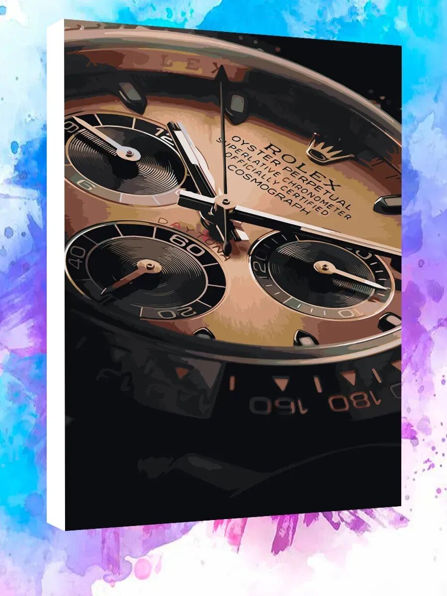 Картина по номерам Часы Ролекс Rolex