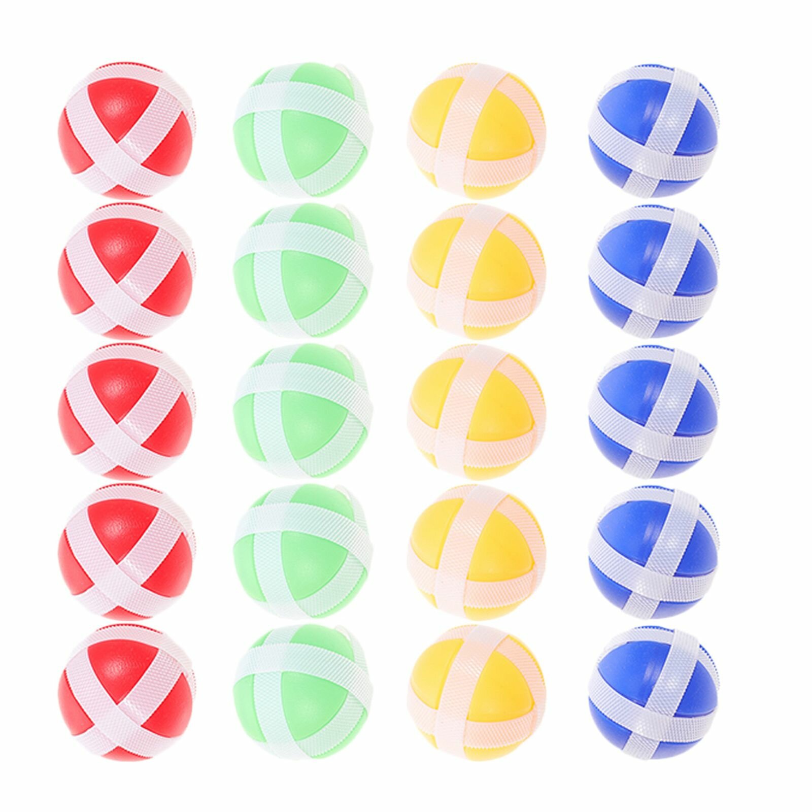 Спортивный набор метательных целей с цветными липучками для детей, 20 штук