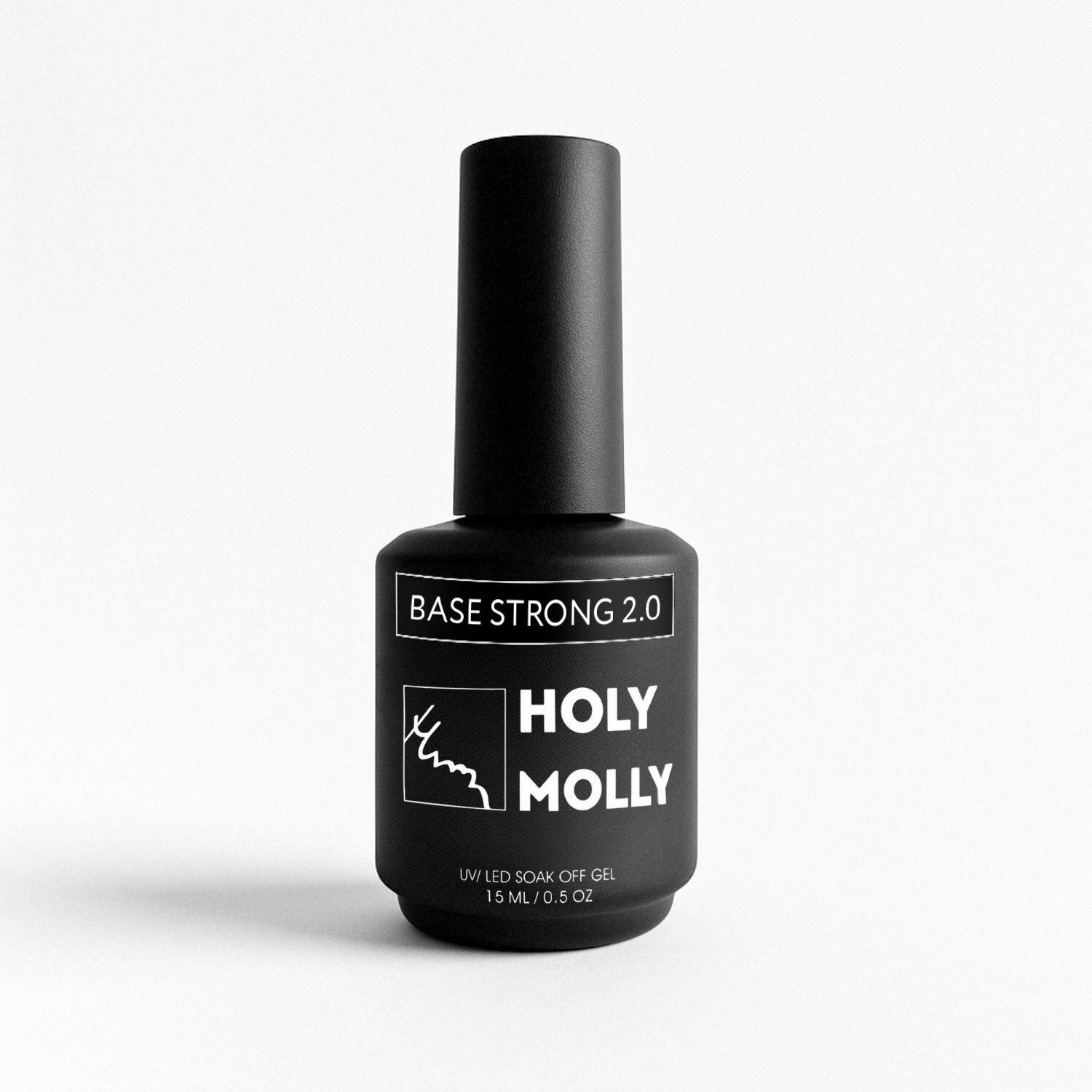HOLY MOLLY Базовое покрытие Base Strong 2.0, прозрачный, 15 мл