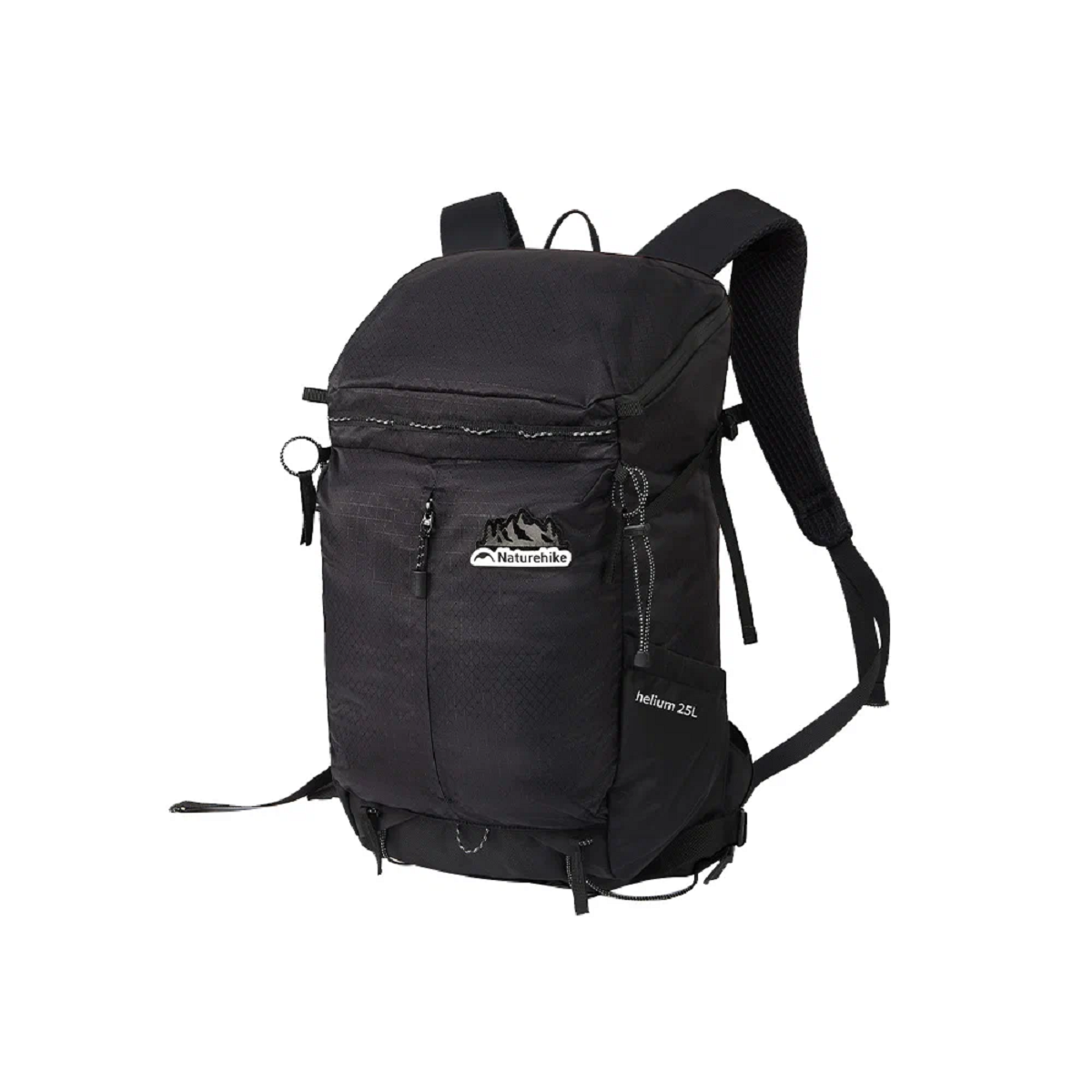 Рюкзак туристический Naturehike "Helium", 25 л, 50х29х16 см, черный