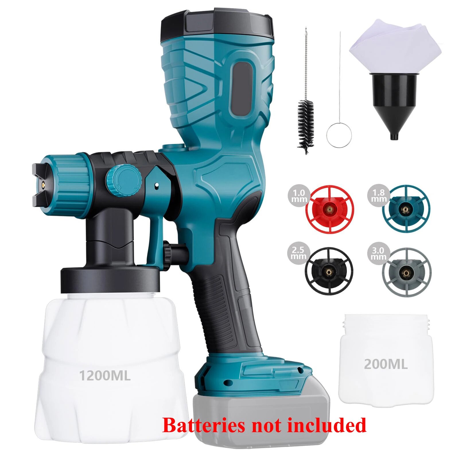 Аккумуляторный распылитель краски 18 В для Makita/Milwaukee/DeWalt/Bosch/Ryobi For Makita
