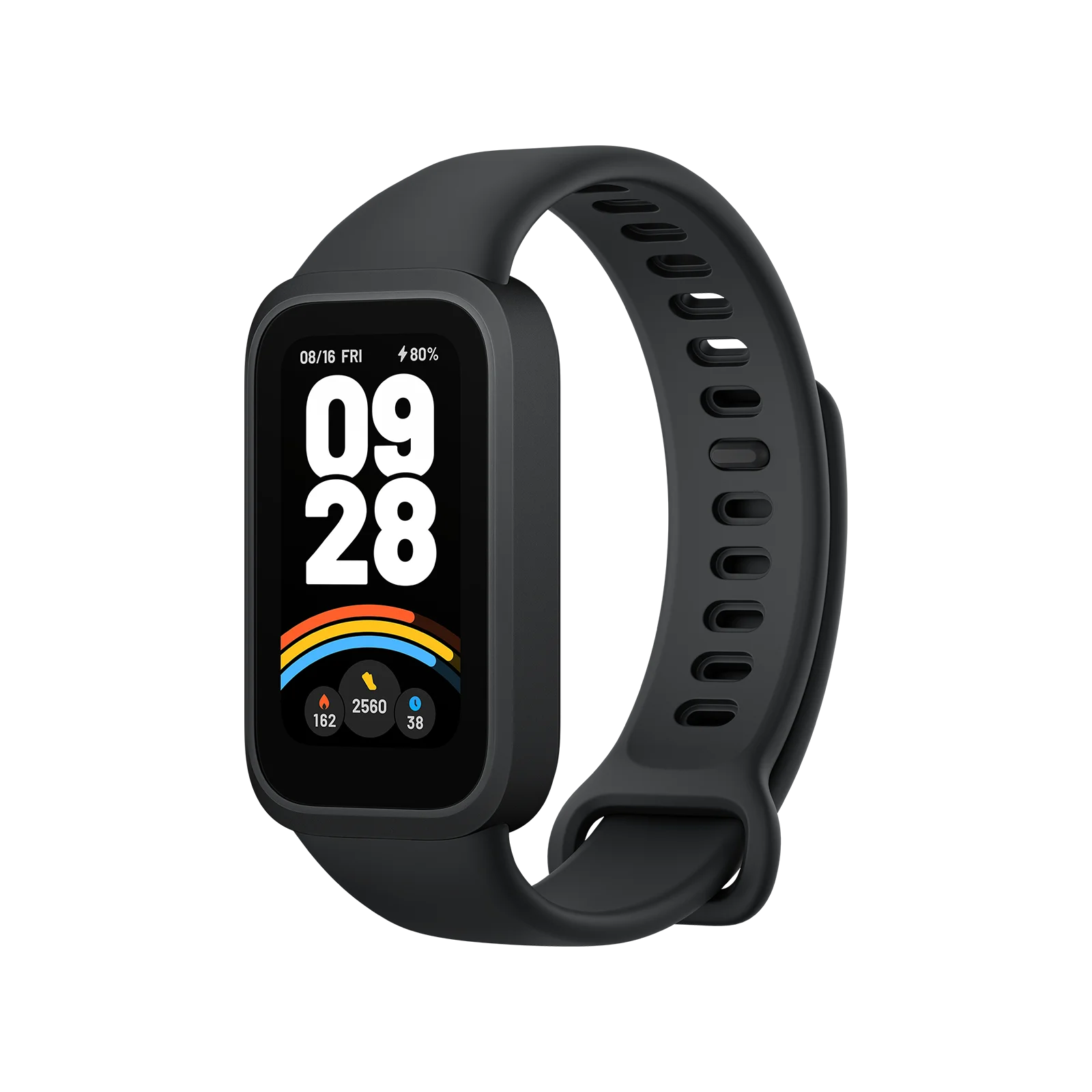 Умный браслет Xiaomi Smart Band 9 Active, силиконовый браслет, чёрный
