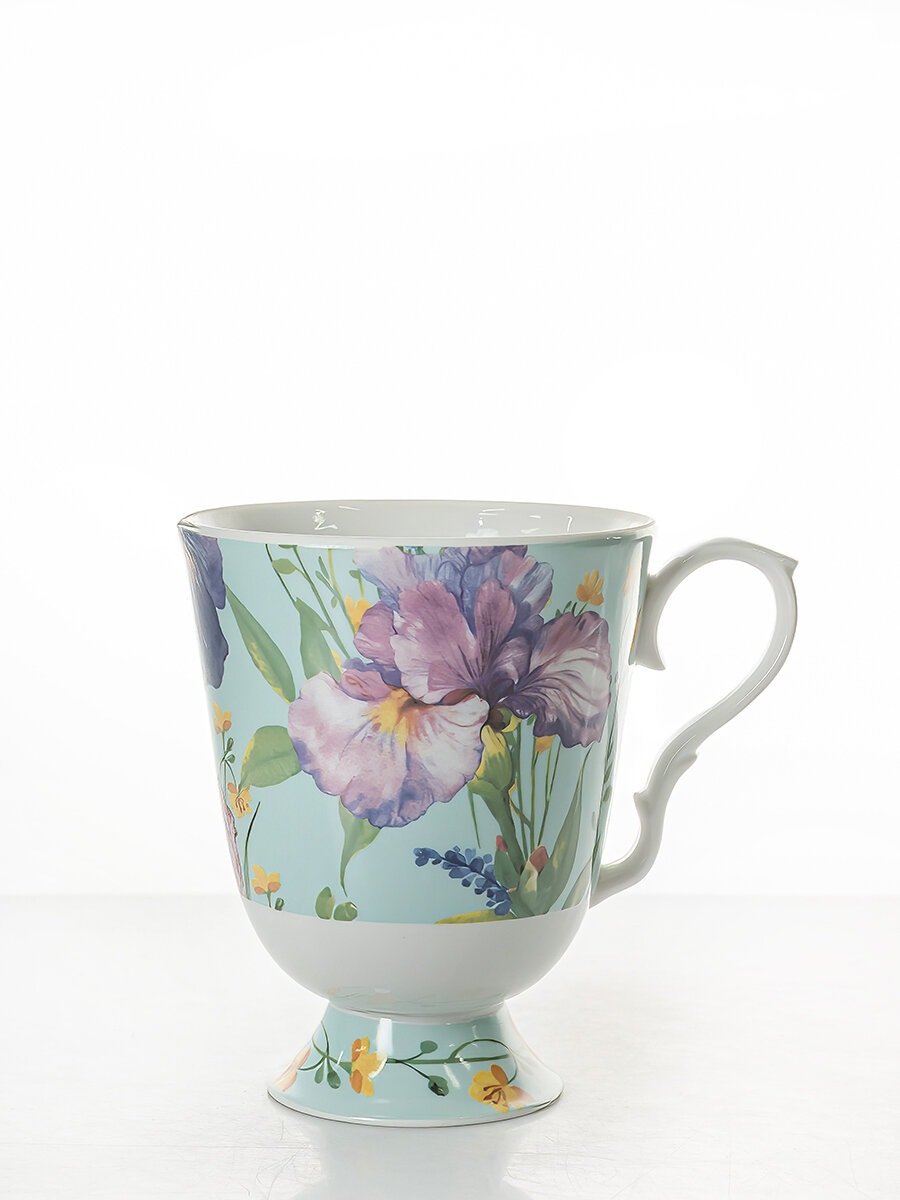 Бокал без блюдца фарфоровый 600 мл. ф. Классическая "Весенний калейдоскоп" Дулево