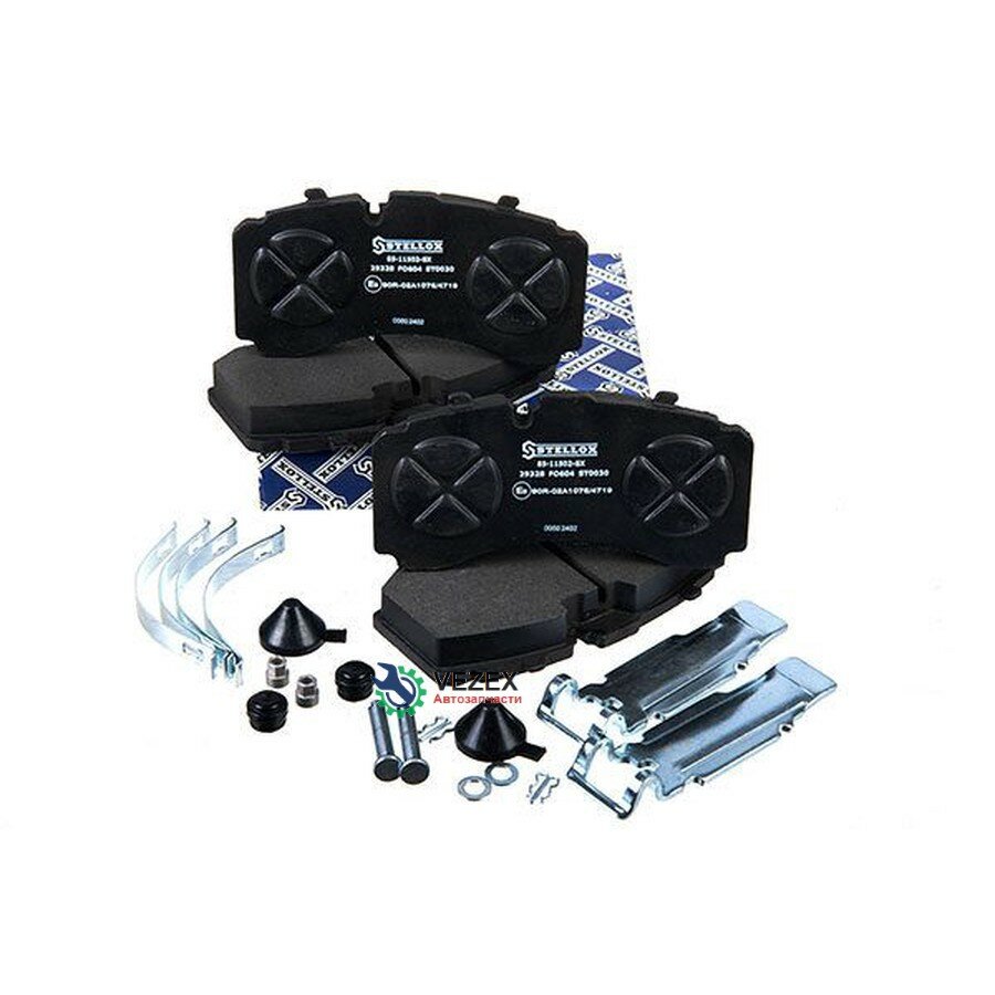 STELLOX 8511502SX колодки дисковые! увел. ресурс. соскобами.29318/29319 215x107x30/33\SCHMITZ, SAF