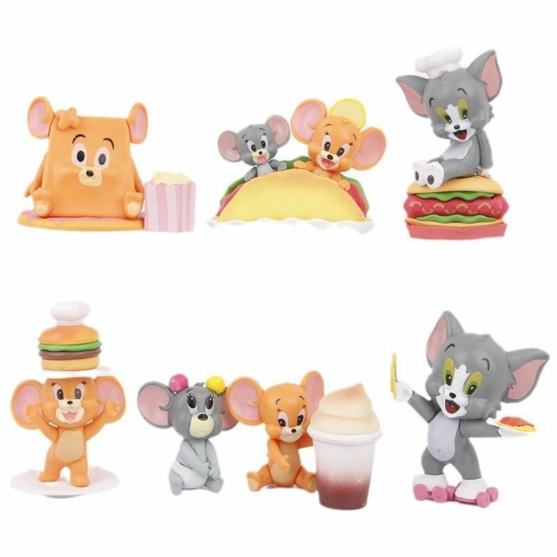 Набор фигурок Том и Джерри / Tom and Jerry 6шт (6-8см)