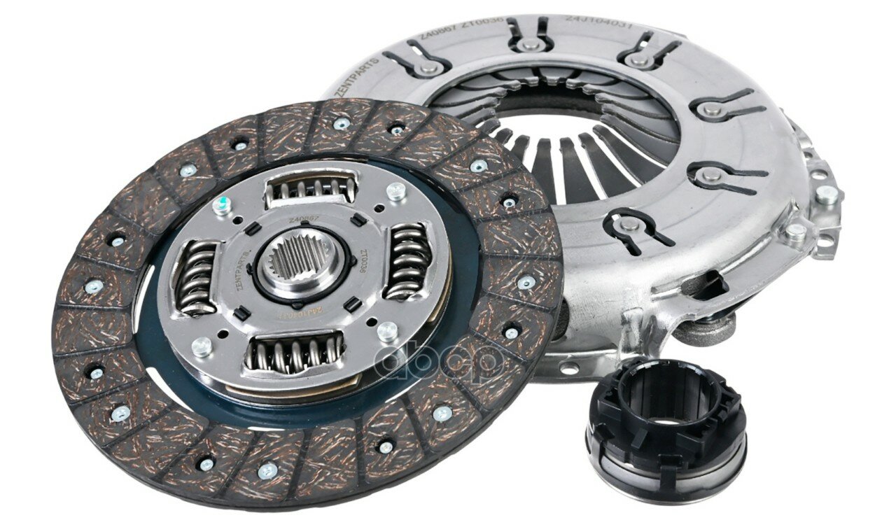 К-кт сцепления! с подшипником Audi 80/100 1.6-1.9D 85-96 ZENTPARTS арт. Z40867