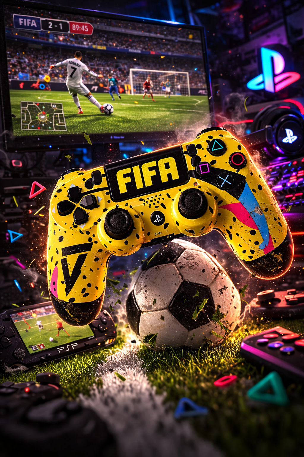 Геймпад джойстик для PS4, телефона и ПК, беспроводной, сенсорный пад