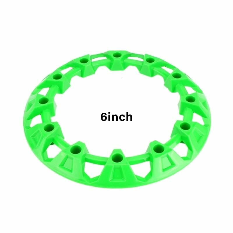 Колпаки для дисков квадроцикла, Зеленый - 6 дюймов