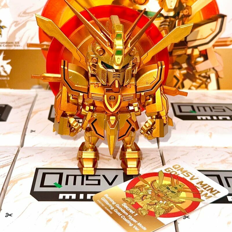 Bandai QMSV Mini Gold Team Gundam Small Hidden Variant Model Figure Blind Box - Подтверждение распаковки