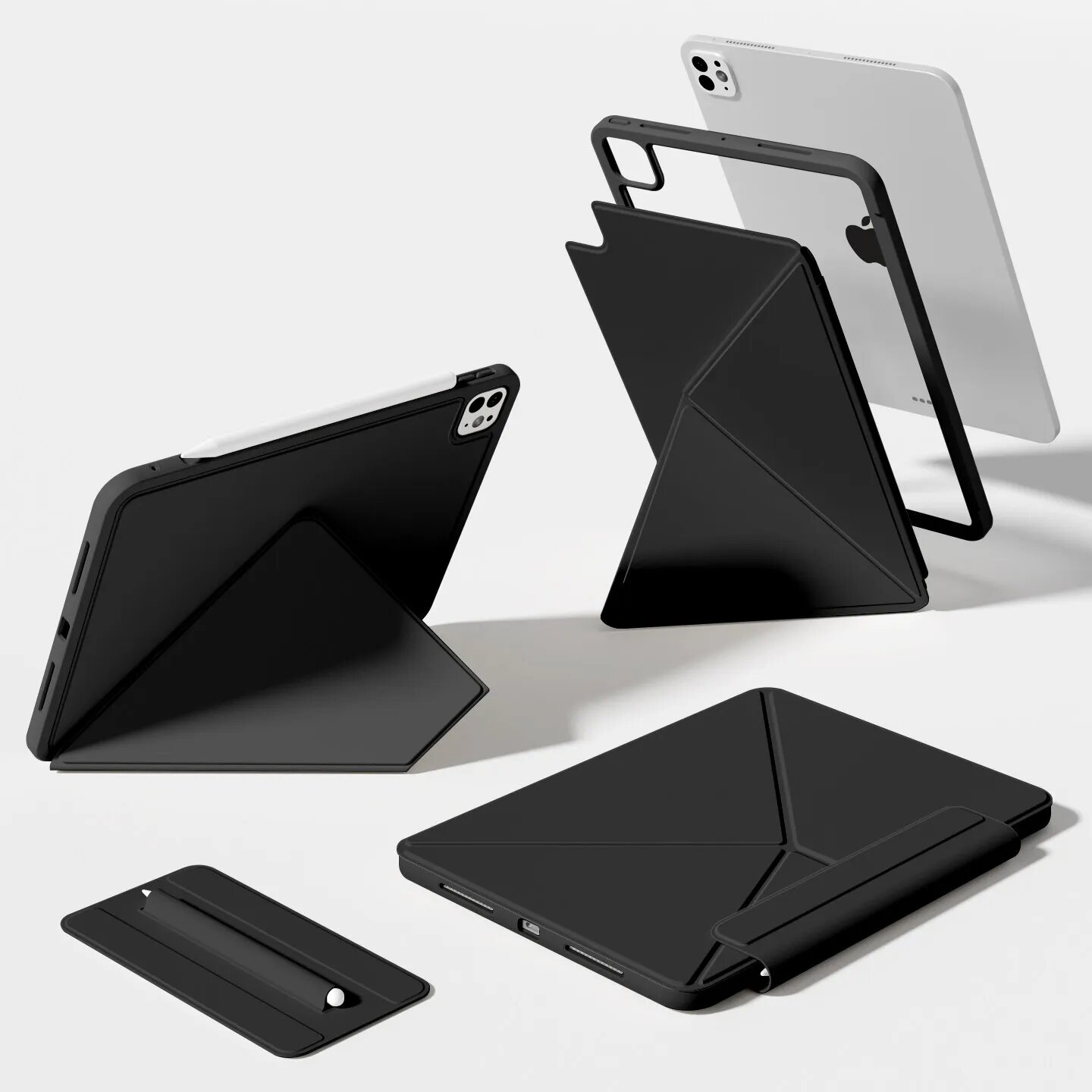Черный чехол-книжка Smart Folio для iPad Pro 11 M4 M5
