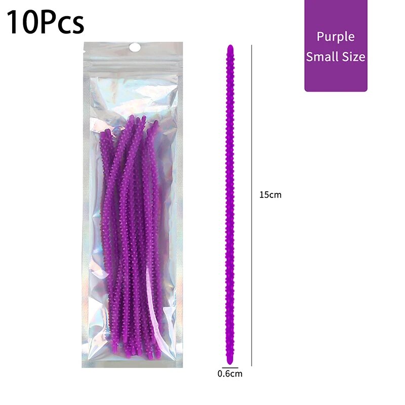 Силиконовые бигуди для химической завивки 6/8 мм S Purple