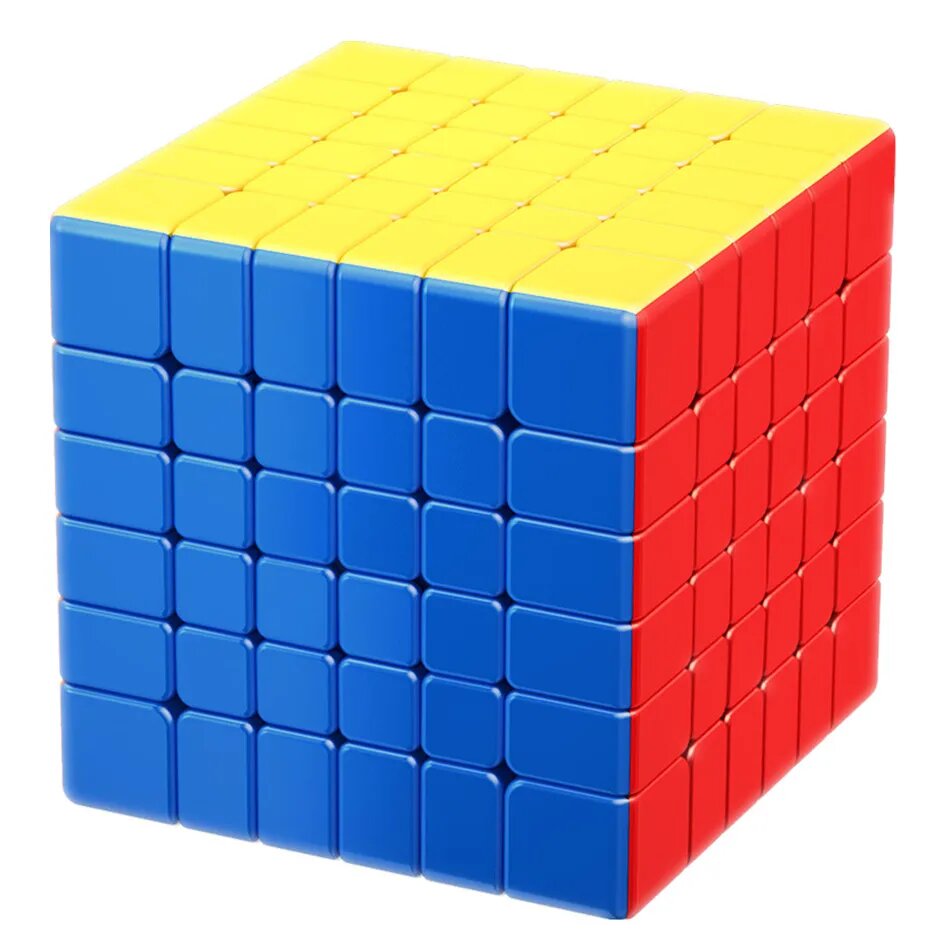 МоYu 6x6 V2 магнитный кубик Рубика 6M Stickerless