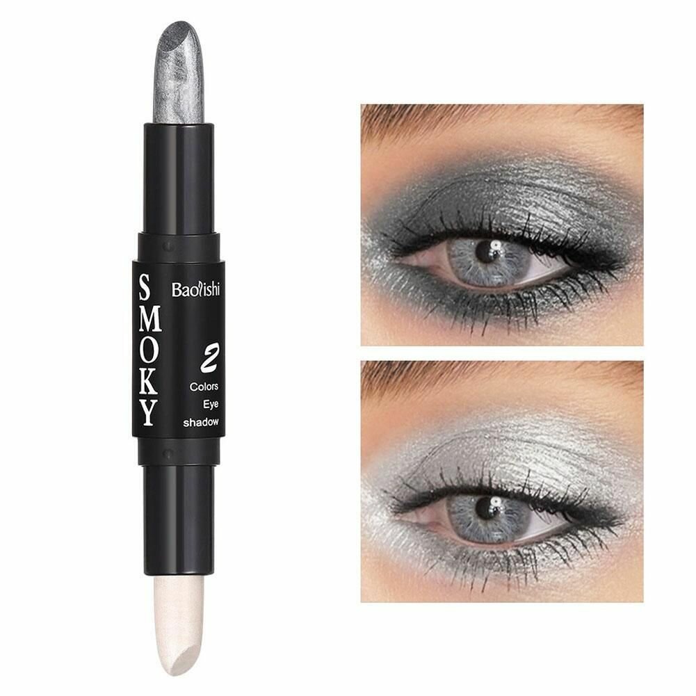 Двусторонняя жемчужная палочка для век - шиммер и хайлайтер, мерцающие тени