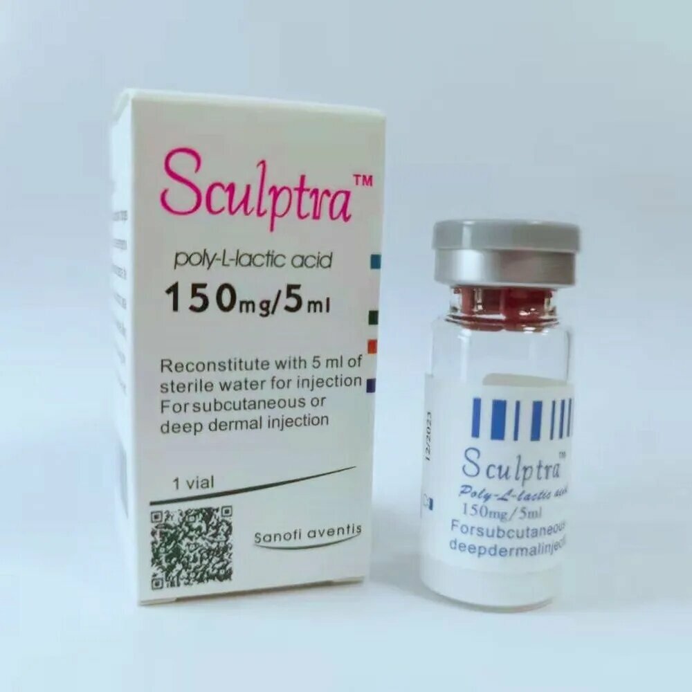 Сыворотка Sculptra PLLA Essence для ухода за кожей лица с коллагеном замедляет старение кожи и разглаживает морщины.