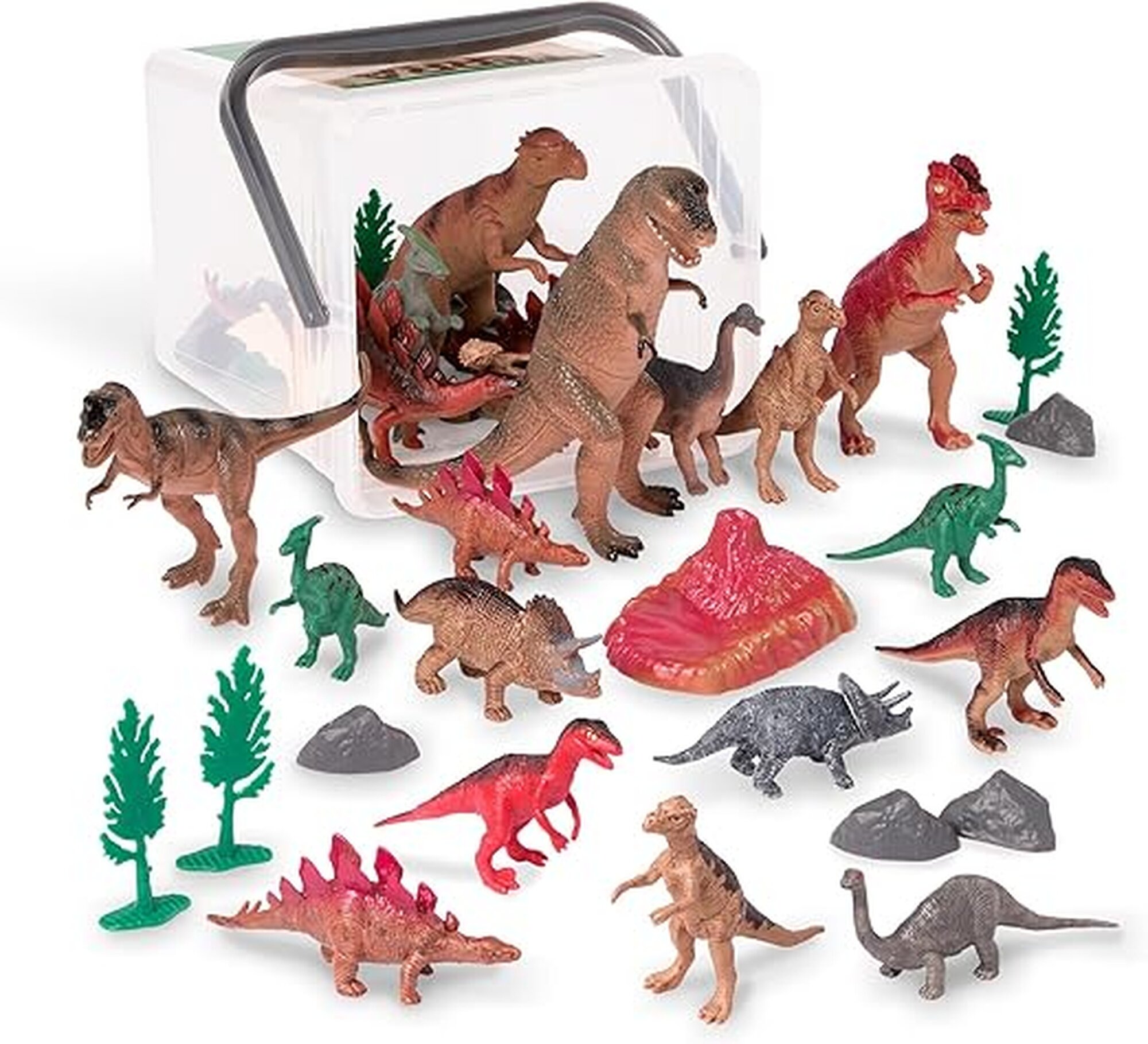 Фигурки Battat - Набор фигурок Terra By Battat - Animals of the Prehistoric World- 60 эл. - B07H5WS9G6