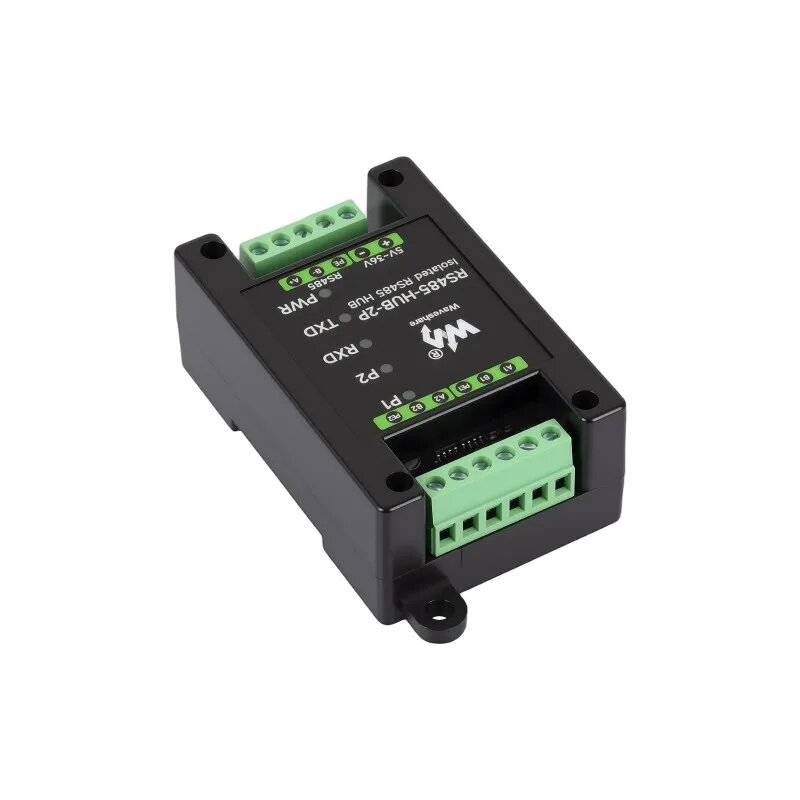 Waveshare RS485-HUB-2P изолированный концентратор RS485