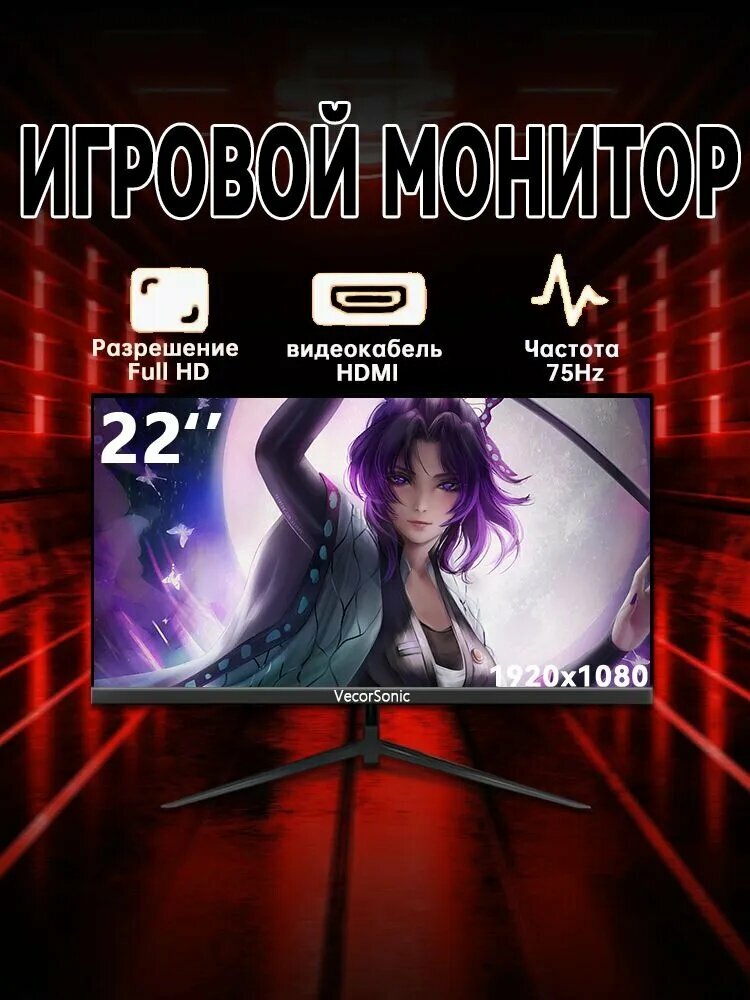 VecorSonic 22" Монитор, черный